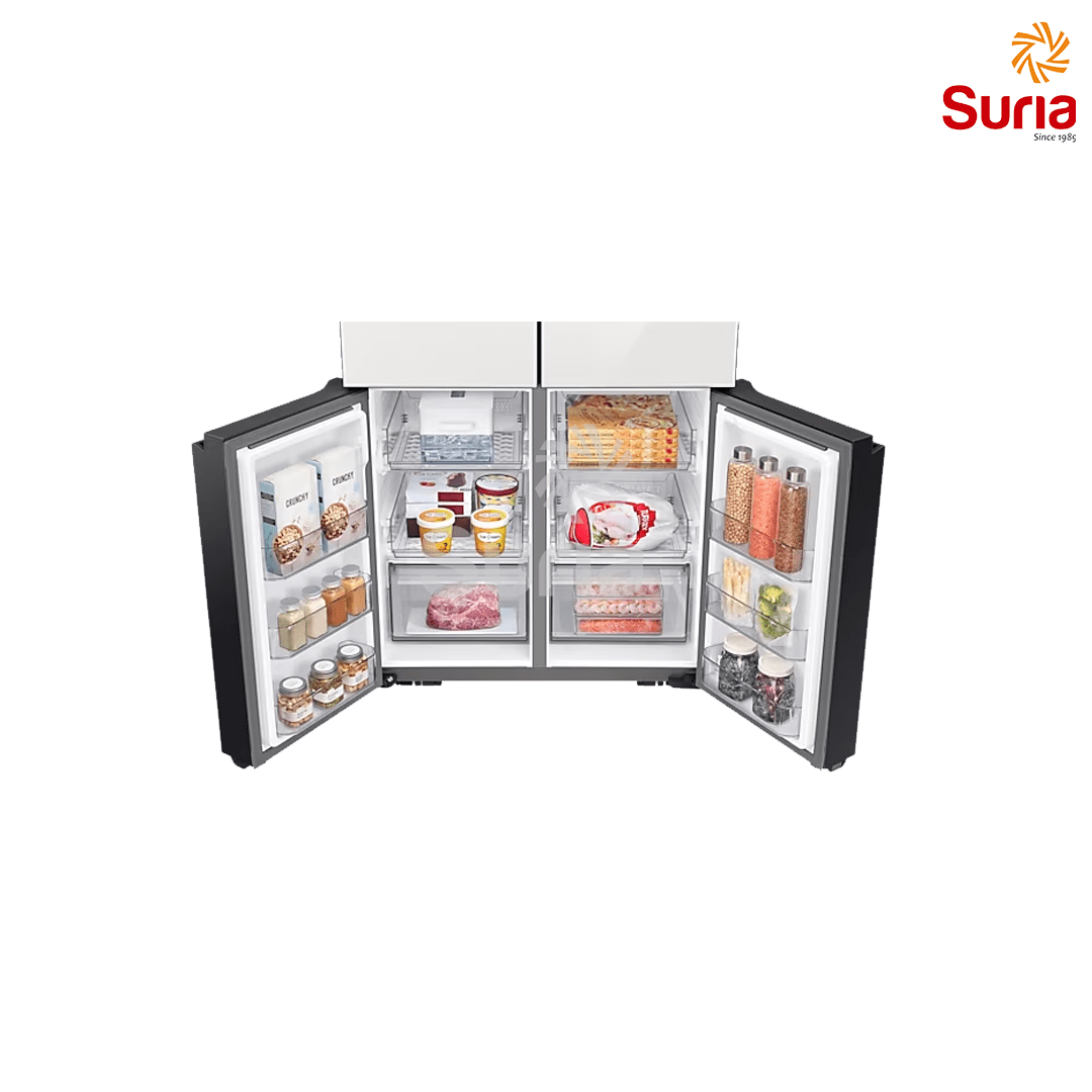 Samsung 667L Bespoke 4-Door French Door Refrigerator with All Around ...