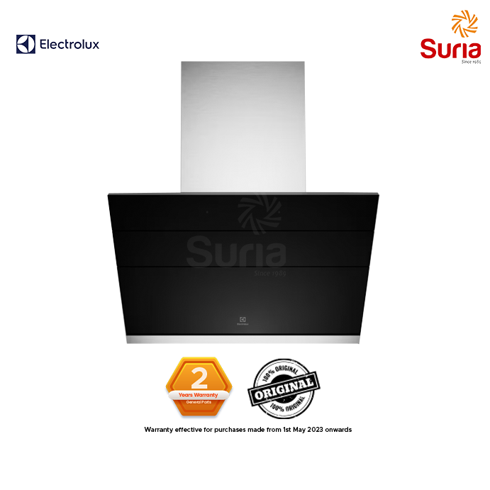 Electrolux 90cm UltimateTaste 500 Slope Cooker Hood ECS9610K