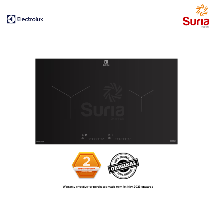 Electrolux 70cm UltimateTaste 300 Built-In Induction Hob with 2 Cooking ...