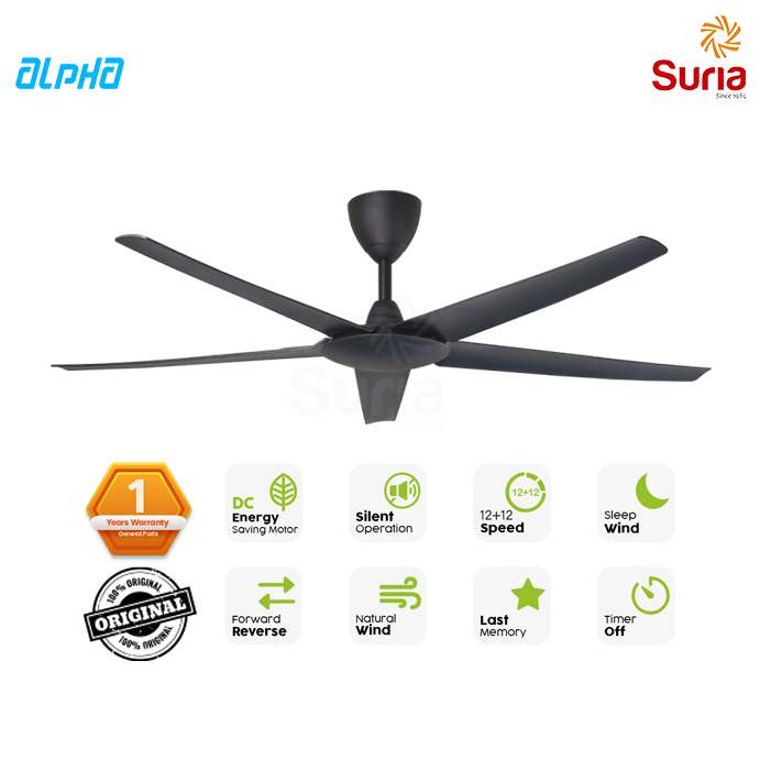Alpha EX9 5B 56/40 DC Remote Control Ceiling Fan
