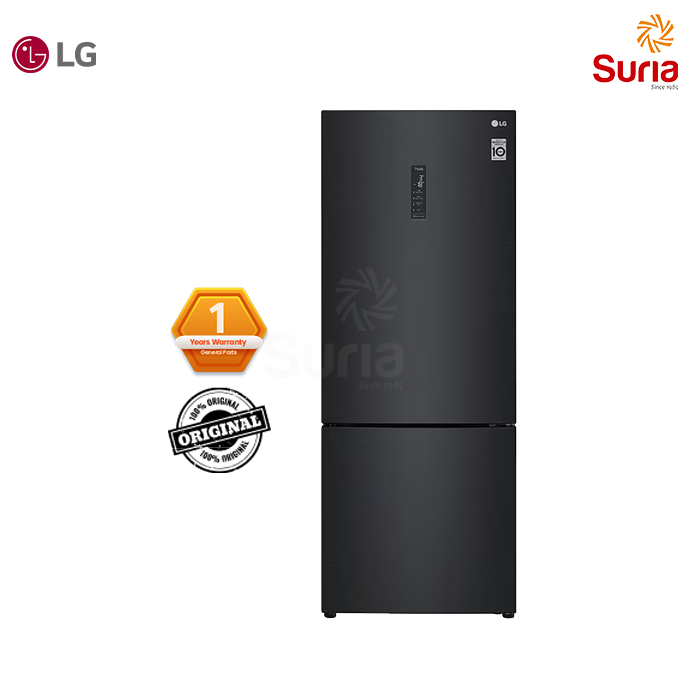 LG 462L 2 Door Refrigerator with Bottom Freezer Fridge GC-B569NQCM